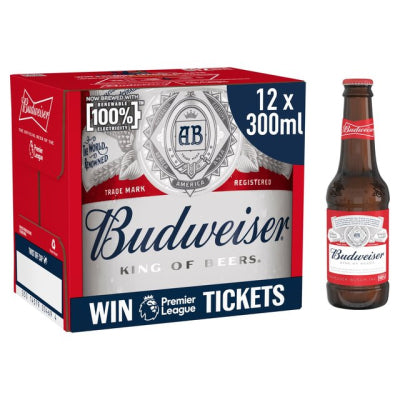 Budweiser Bottles | 12 Pack – Wine Factor Ltd